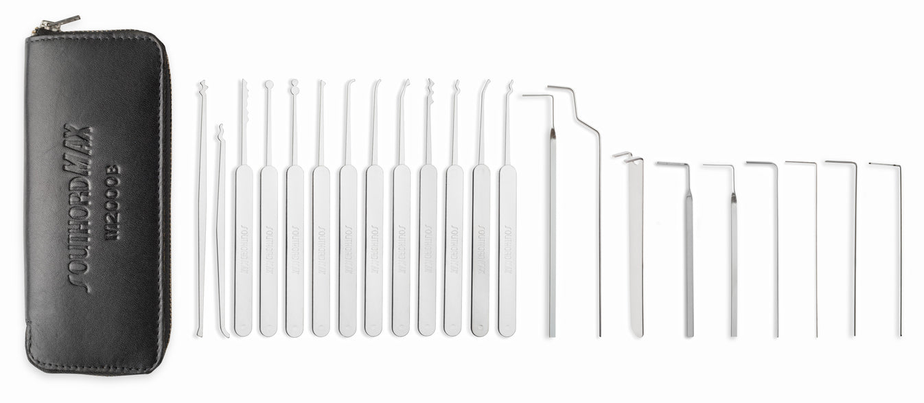 New! M2000B Ultra-Thin MAX High Yield Lock Pick Set (.020”) – SouthOrd