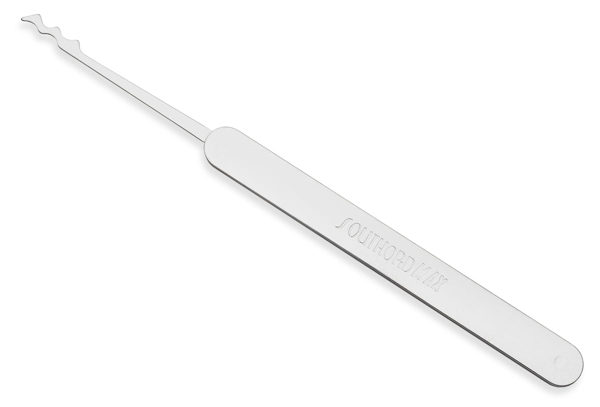 MAX-12 High Yield Long Sharp Rake Lock Pick (.025")